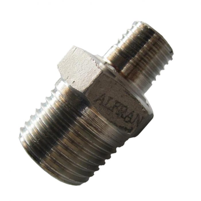 Alfran Nipple Reducing Stainless Steel SS Fitting • Plumbing Supplier ...