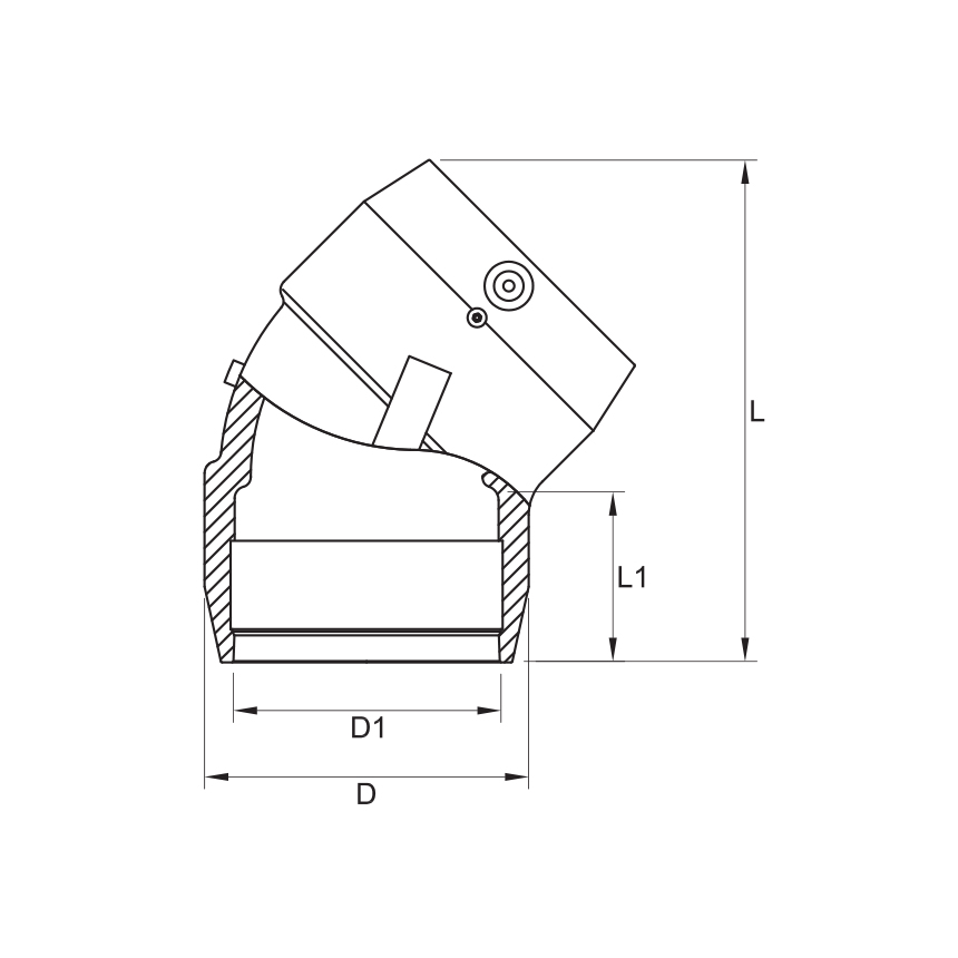 AWT Electrofusion 45° Elbow HDPE Fitting - Fusamatic • Plumbing ...