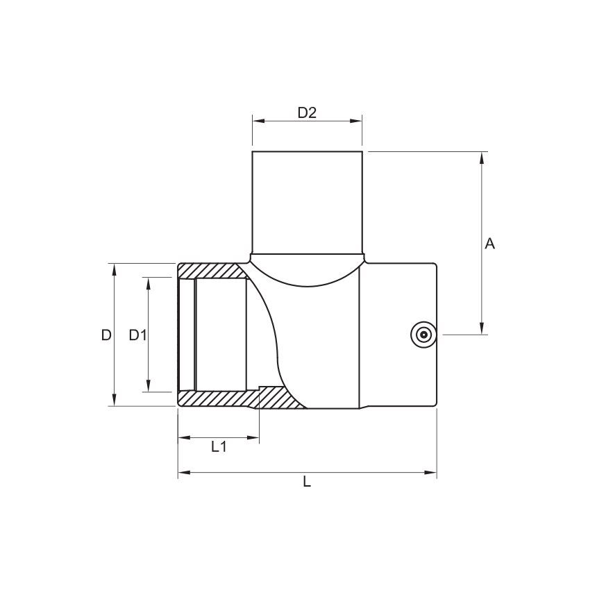 AWT Electrofusion Tee HDPE Fitting - Fusamatic • Plumbing Supplier Malaysia