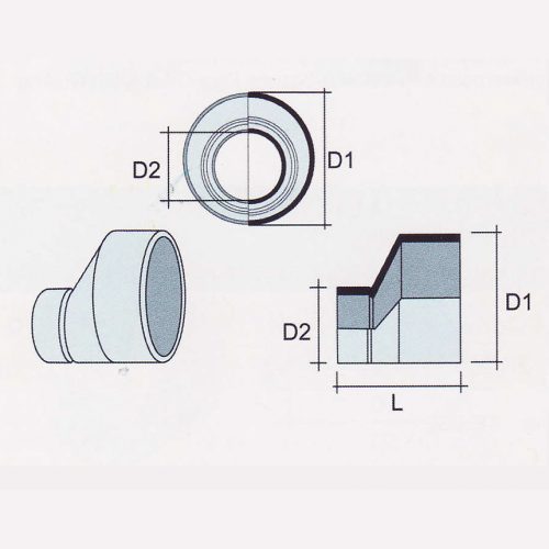 Besstem RWDP UPVC Fitting Level Invert Reducing Socket • Plumbing ...