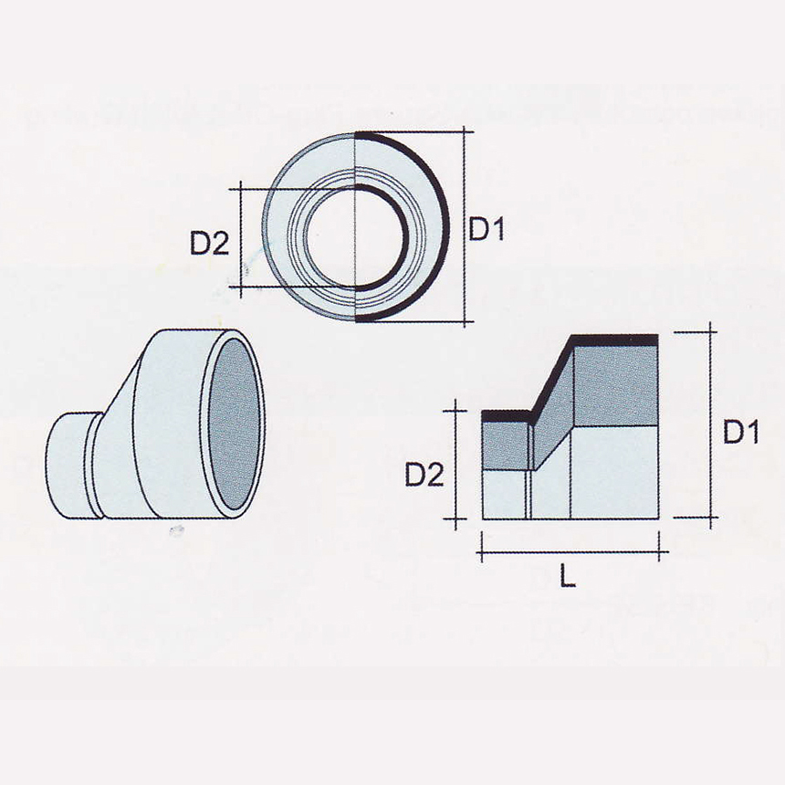 Besstem RWDP UPVC Fitting Level Invert Reducing Socket • Plumbing ...