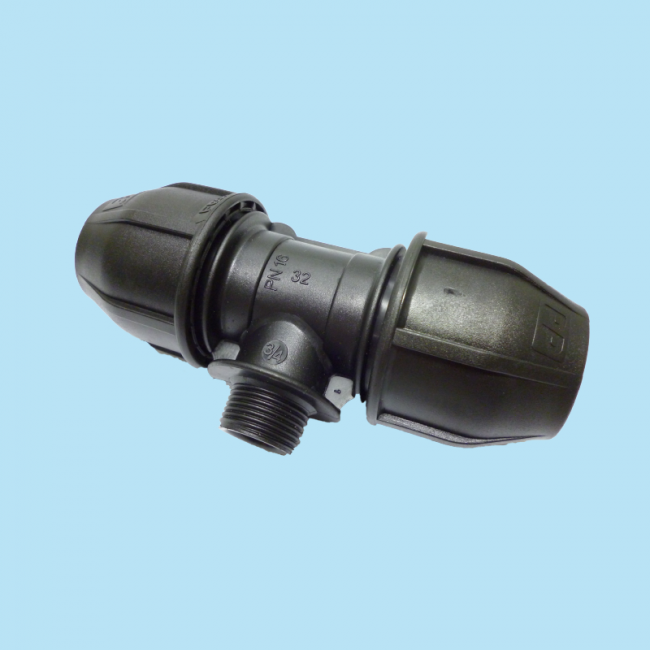 FISH Poly Male Threaded Tee Fittings Push-Fit • Plumbing Supplier Malaysia