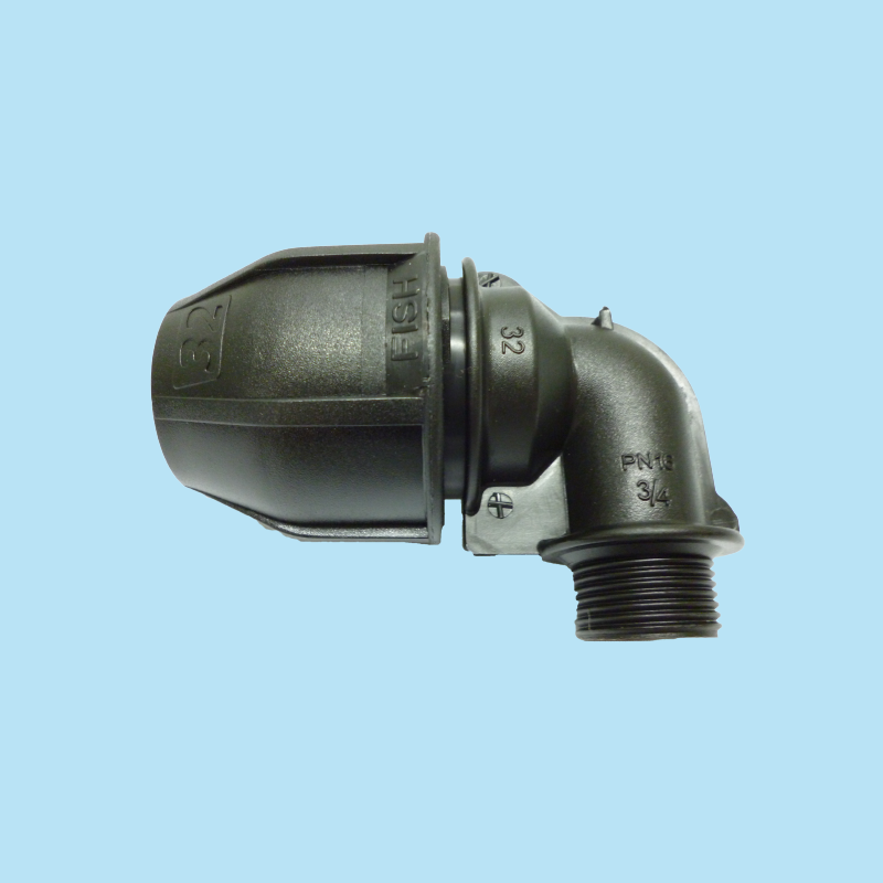 FISH Poly Male Threaded Elbow Fittings Push-Fit • Plumbing Supplier Malaysia