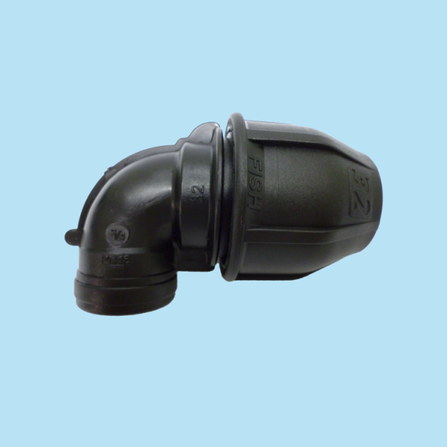 FISH Poly Female Threaded Elbow Fittings Push-Fit • Plumbing Supplier ...
