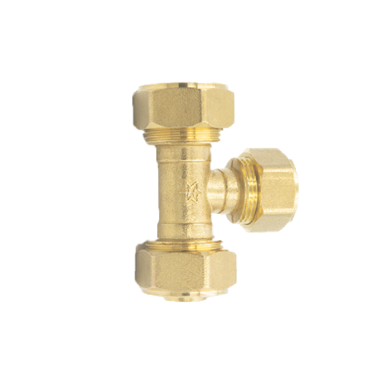 WMS Brass Compression Tee Fitting • Plumbing Supplier Malaysia