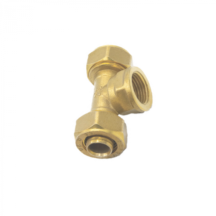 WMS Brass Compression Female Tee Fitting • Plumbing Supplier Malaysia