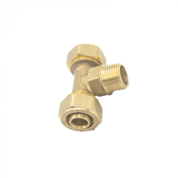 WMS Brass Compression Male Tee Fitting • Plumbing Supplier Malaysia